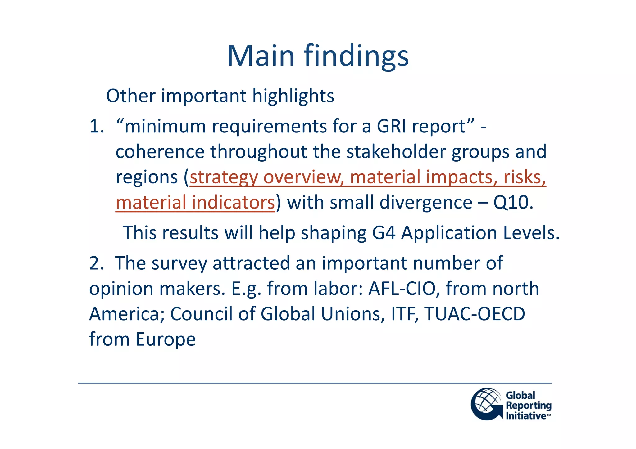 Introduction to the next generation of GRI Guidelines (G4): How does a ...