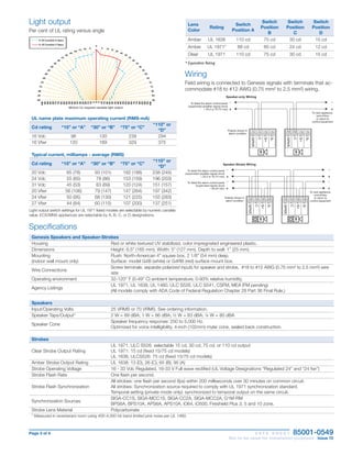 Edwards Signaling G4WA-S7VMC Data Sheet | PDF