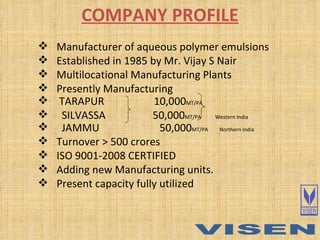 G 5 cost effective & performance oriented polymer emulsions -t.p ...