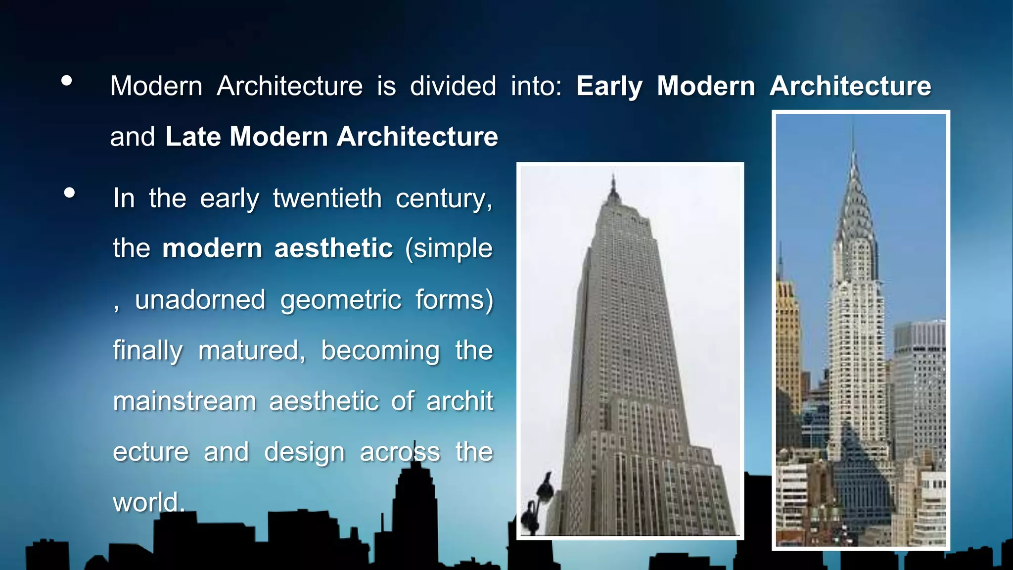 modern architecture | PPTX