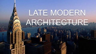 modern architecture | PPTX