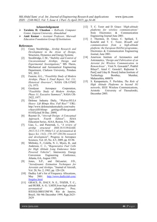 A Brief Study on Airship Using Aerospace, Electronic and Communication ...