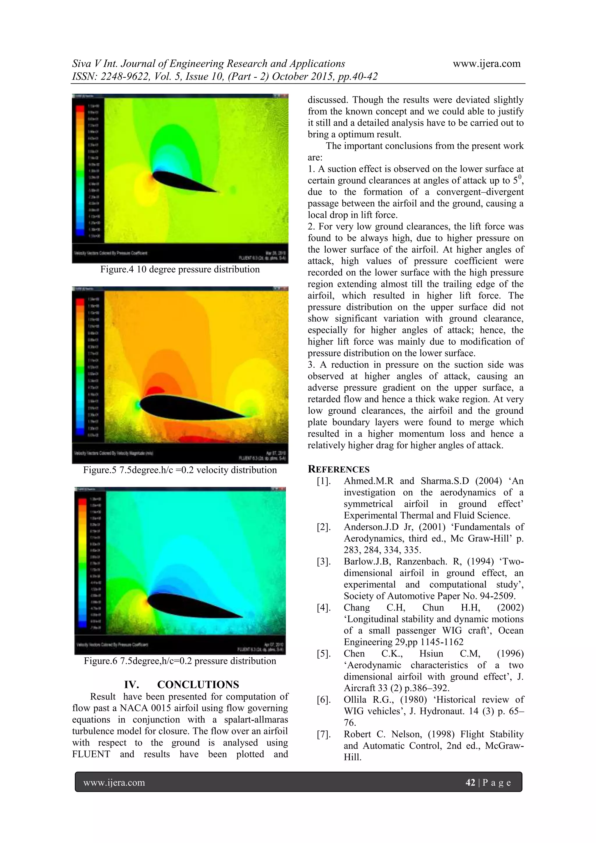 Analysis of Ground Effect on a Symmetrical Airfoil | PDF