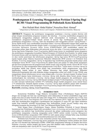 Pembangunan E-Learning Mengunakan Perisian I-Spring Bagi BC301 Visual ...