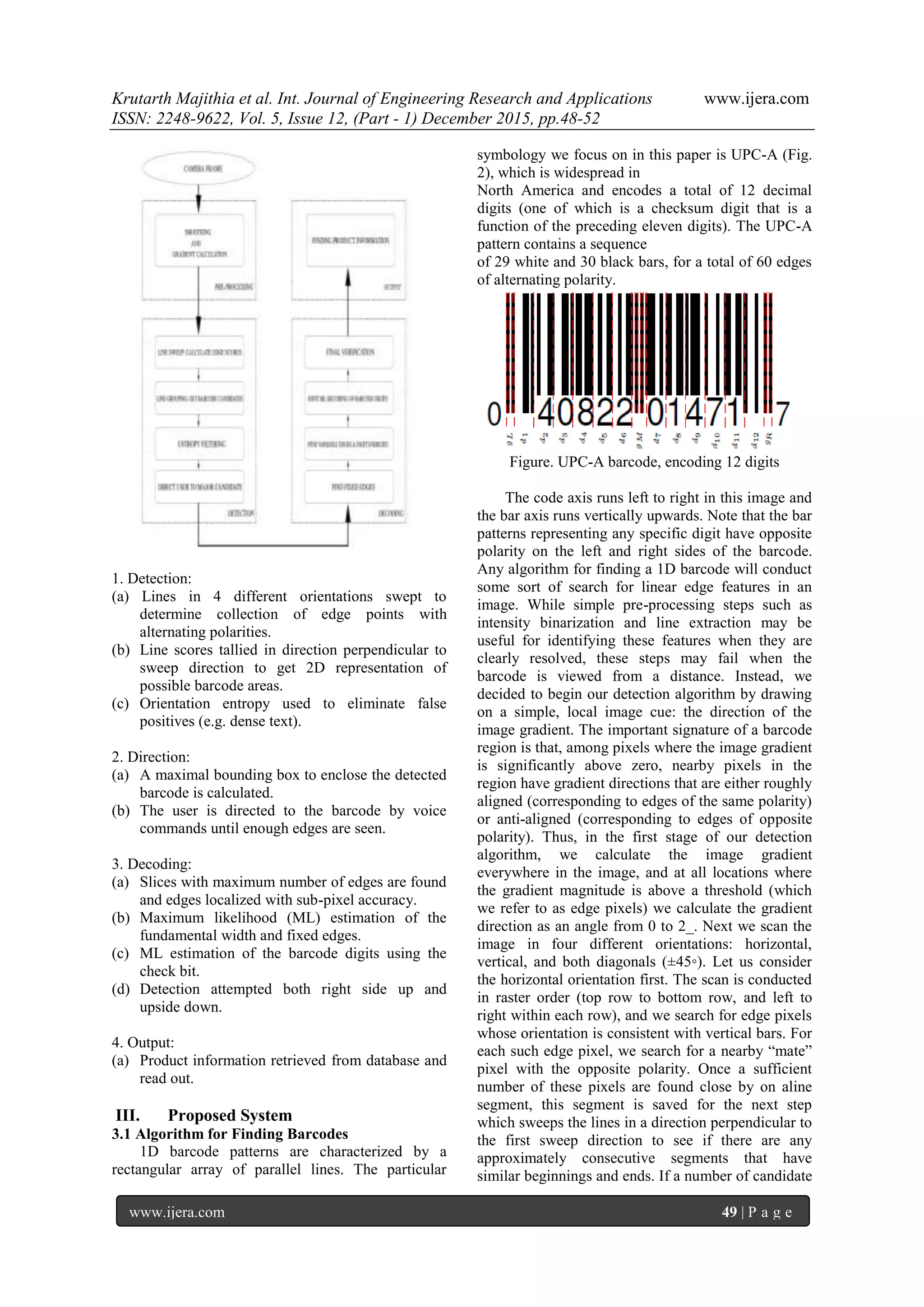 Visual Product Identification for Blind | PDF