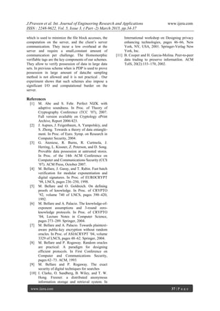 Provable data possession for securing the data from untrusted server | PDF