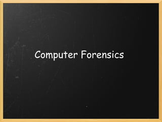 Computer forensics and ubiquitous computing | PDF