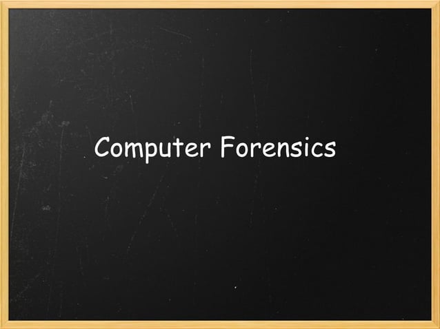 Computer forensics and ubiquitous computing | PDF