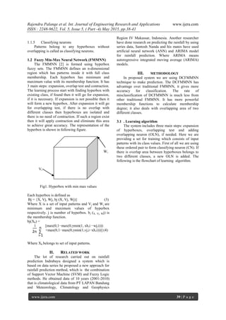 Rainfall Prediction using Data-Core Based Fuzzy Min-Max Neural Network for Classification | PDF ...
