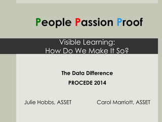 PROCEDE 2014-Visible Learning: How Do We Make it So | PPTX ...