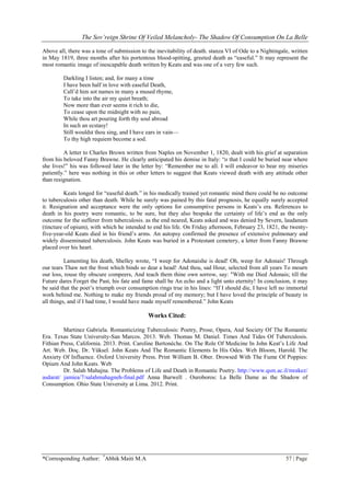 The Sov’reign Shrine of Veiled Melancholy- The Shadow of Consumption on ...