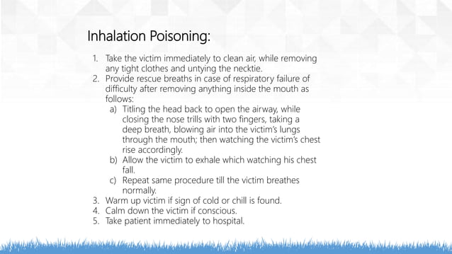 CHEMICAL & BIOLOGICAL HAZARDS IN CONSTRUCTION | PPTX | First Aid | Injuries