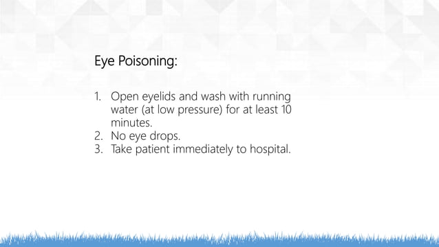 CHEMICAL & BIOLOGICAL HAZARDS IN CONSTRUCTION | PPTX | First Aid | Injuries