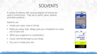 CHEMICAL & BIOLOGICAL HAZARDS IN CONSTRUCTION | PPTX