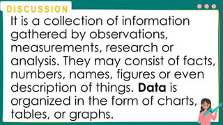 Collects bivariate data from interview, questionnaire, and other ...