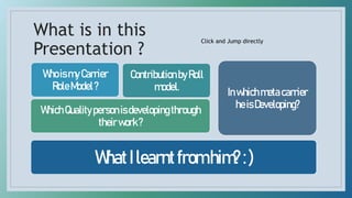 Carrier Role Model | PPTX