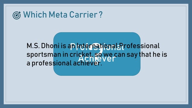 Carrier Role Model | PPT