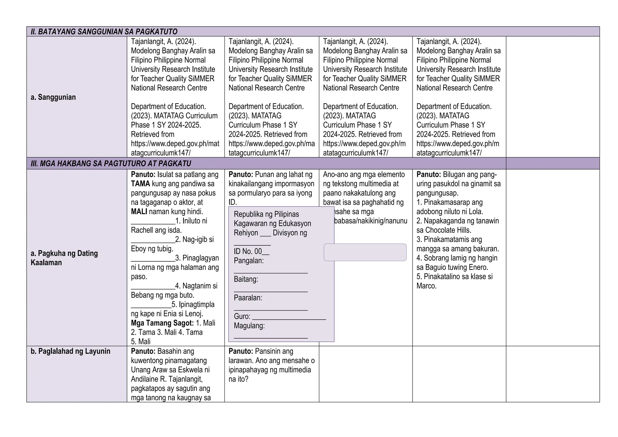 G5Q2W6 DLL FILIPINO (MATATAG)@Sir Ims.docx