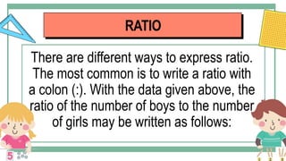 Getting the relationship of two quantities. Using Ratio. | PPTX