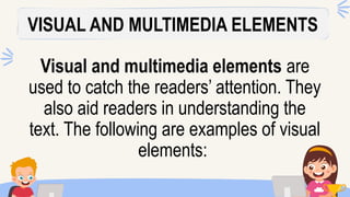 English 5 Visual and Multimedia Elements | PPTX