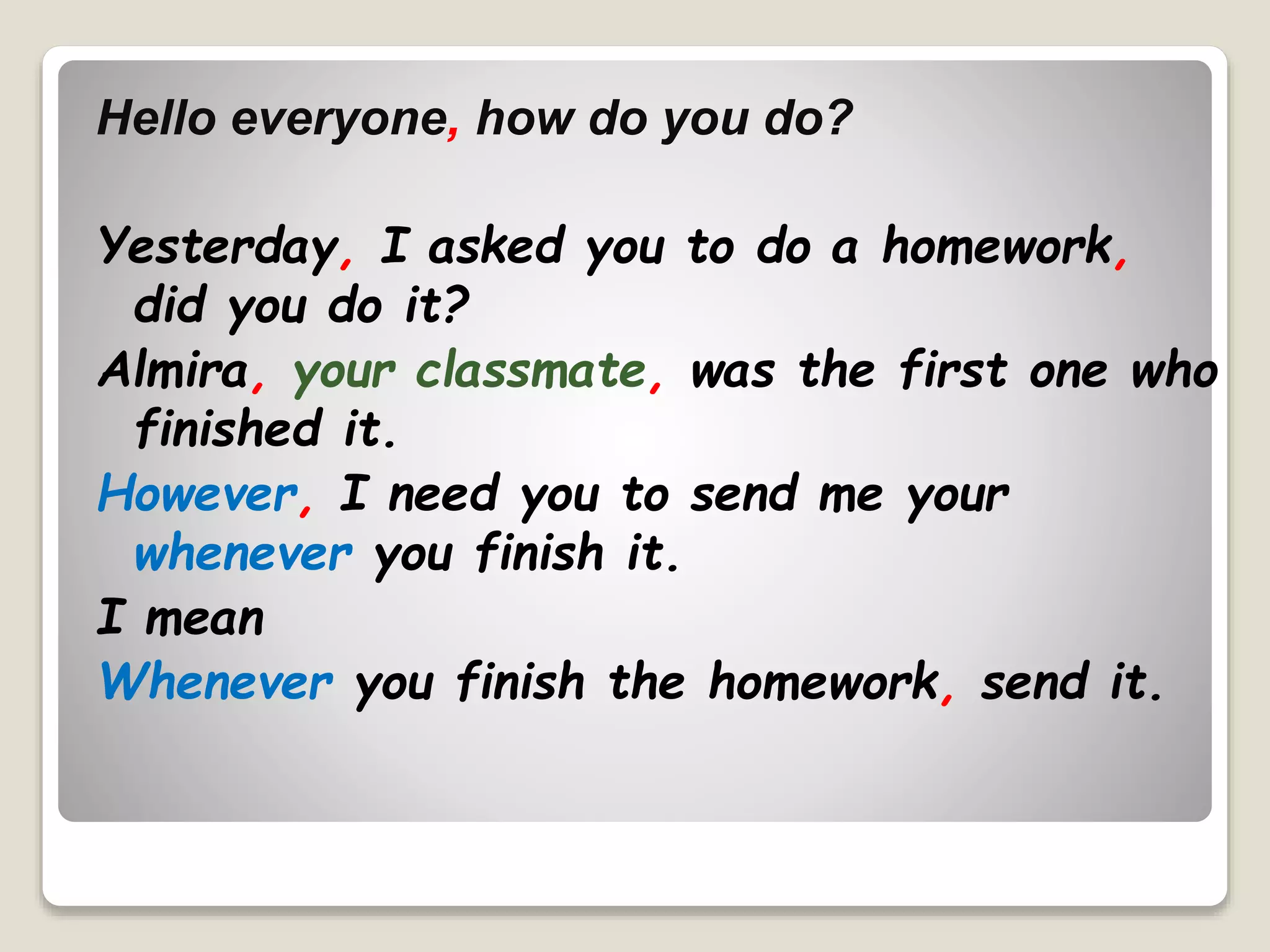 Complex sentences in English, English Grammar | PPT