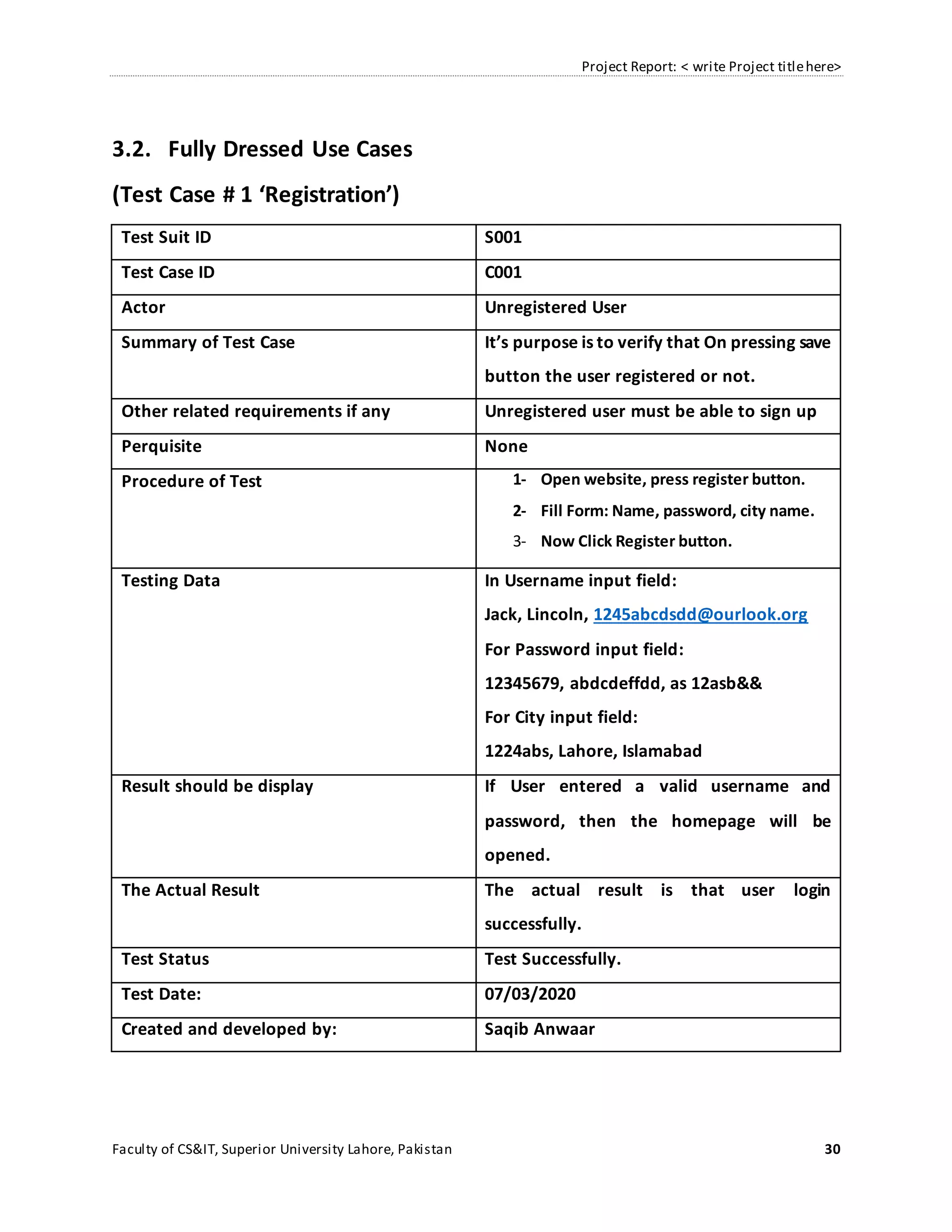 Final Project Report of College Management System | DOCX