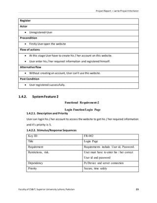 Final Project Report of College Management System | DOCX