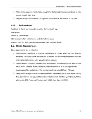 Final Project Report of College Management System | DOCX