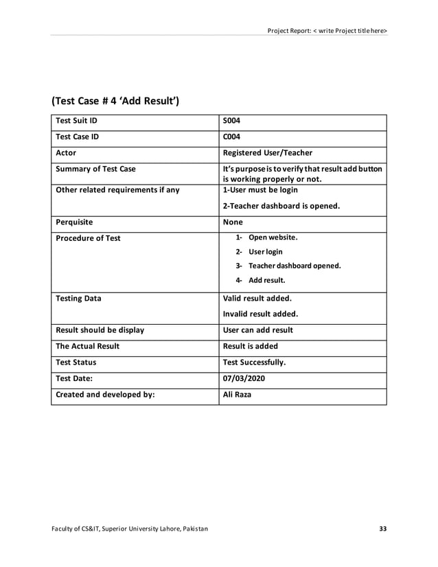 Final Project Report of College Management System | DOCX | Computing ...