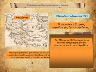 Η επανάσταση στην Ήπειρο, τη Θεσσαλία και τη Μακεδονία | PPT