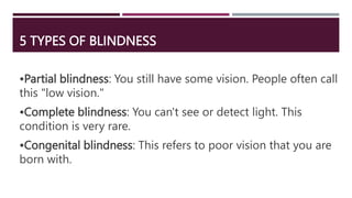 ED 7 REPORT VISUAL IMPAIRMENT INCLUDING BLINDNESS (INCLUSIVE EDUCATION ...