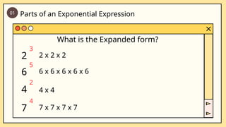 Exponential Notation (Standard, Expanded Form) | PPTX