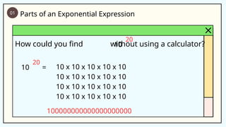 Exponential Notation (Standard, Expanded Form) | PPTX