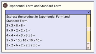 Exponential Notation (Standard, Expanded Form) | PPTX