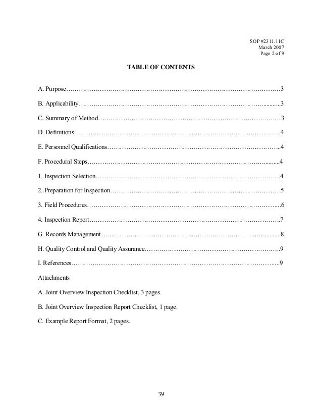 Guidance for Preparing Standard Operating Procedures (SOPs)