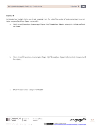 G6 m1-a-lesson 3-s | DOCX | Educational Assessment | Education