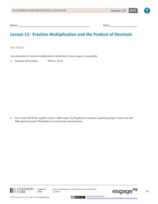 G6 m2-b-lesson 11-t | PDF