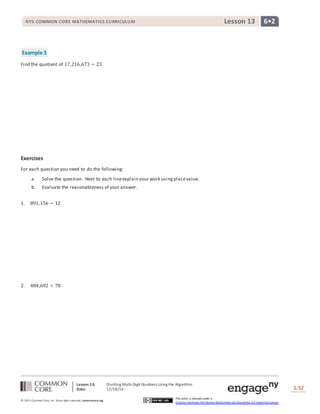 G6 m2-c-lesson 13-s | DOCX | Technology & Computing