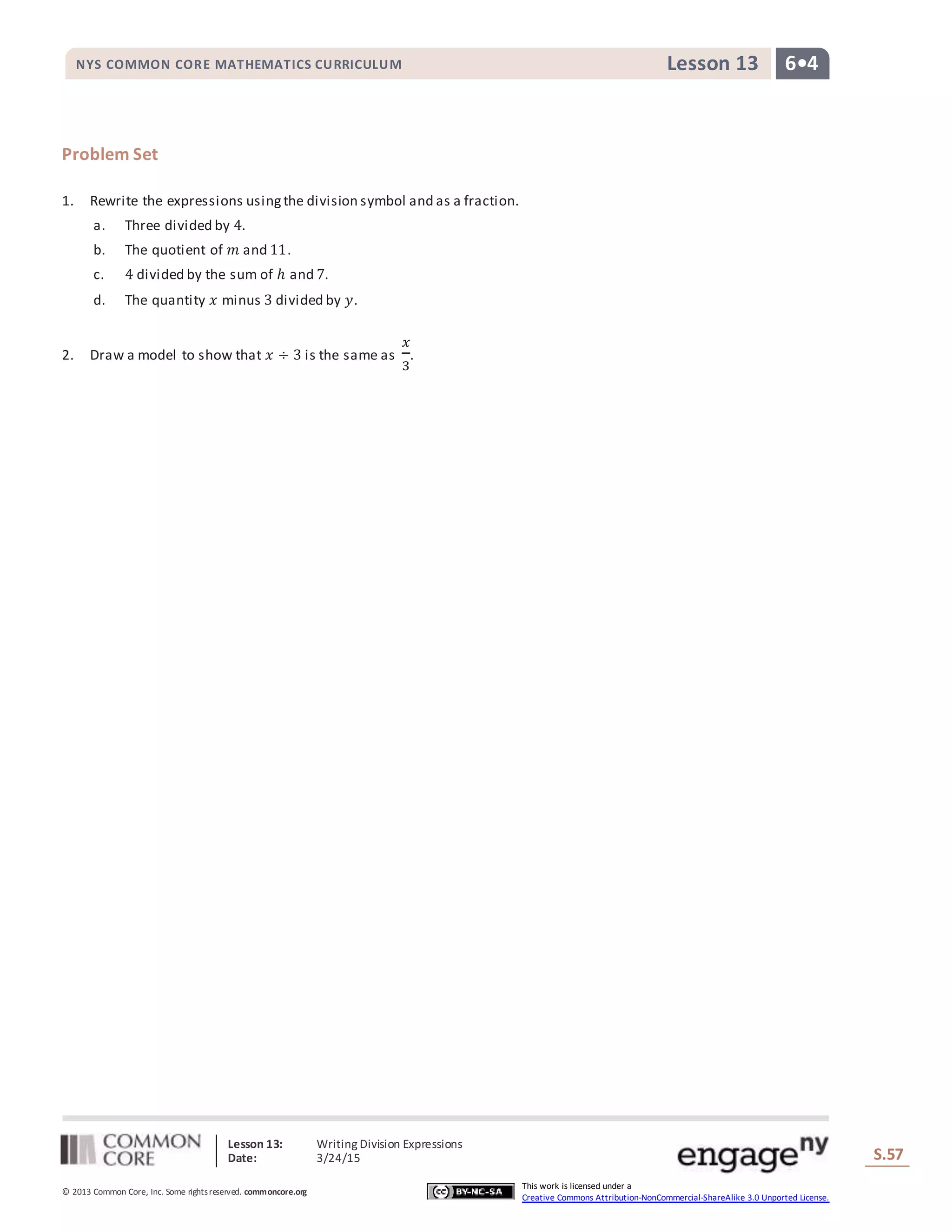 G6 m4-d-lesson 13-s | PDF