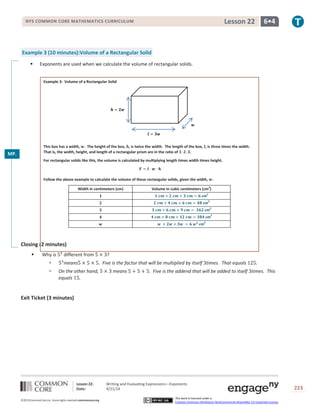 G6 m4-f-lesson 22-t | DOCX | Physics | Science