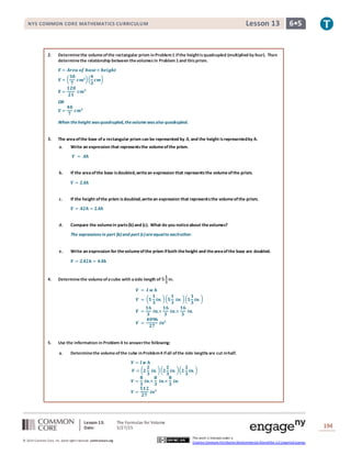 G6 m5-c-lesson 13-t | PDF