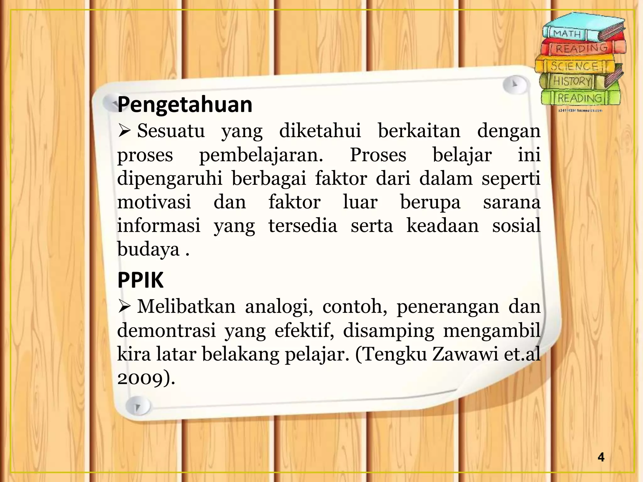 Pengetahuan Isi Kandungan Pedagogi (PCK) dalam Kalangan Guru | PPTX
