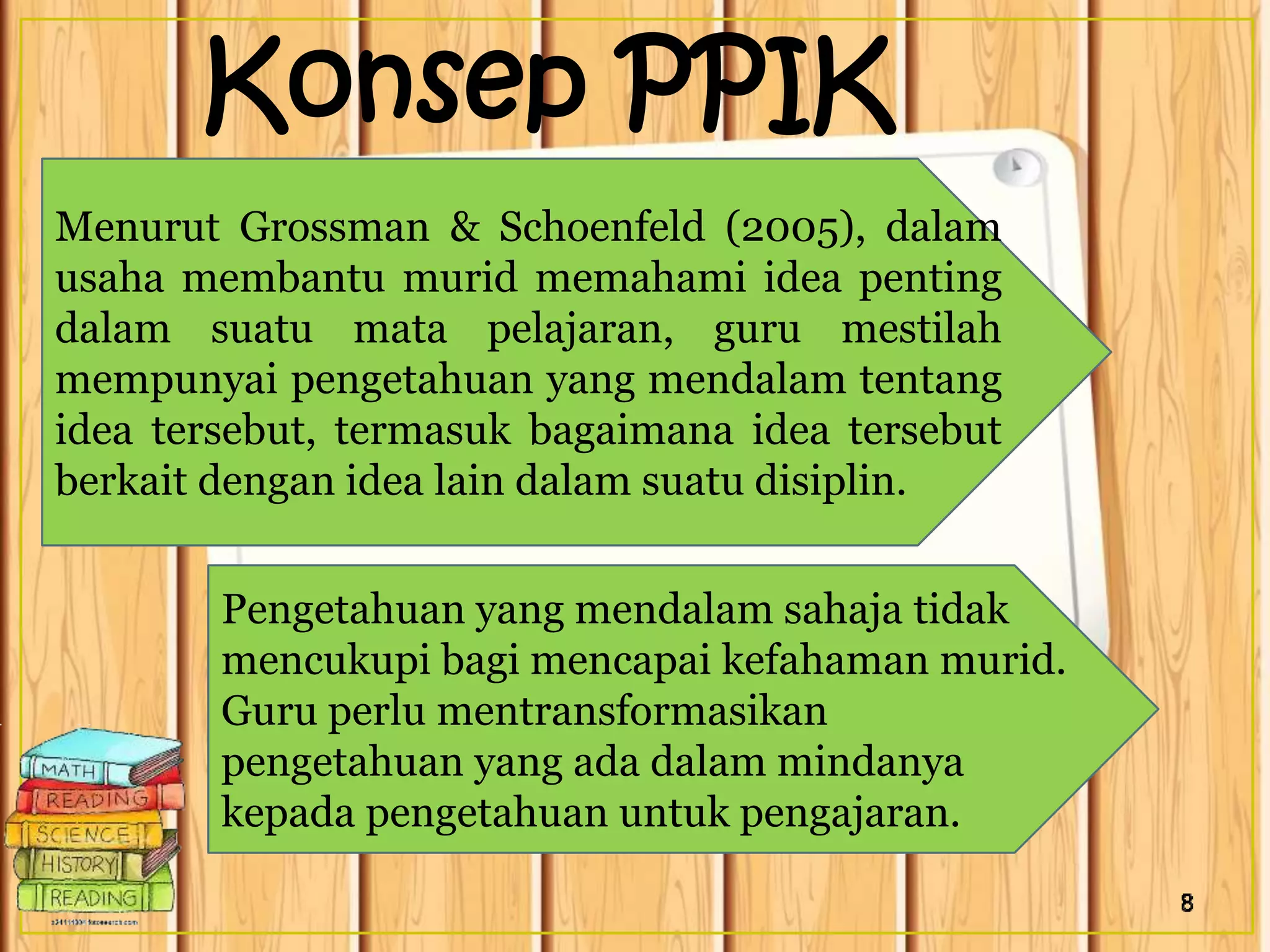 Pengetahuan Isi Kandungan Pedagogi (PCK) dalam Kalangan Guru | PPTX
