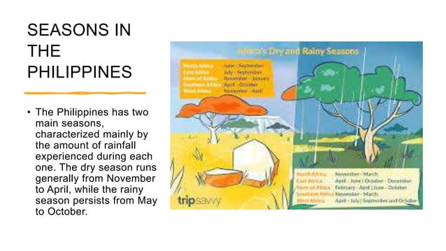 G6- Q4 SEASONS IN THE PHILIPPINES .pptx | Weather | Science