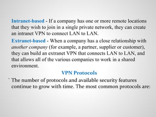 Virtual Private Network(VPN) | PPTX