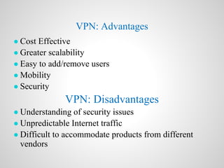 Virtual Private Network(VPN) | PPTX