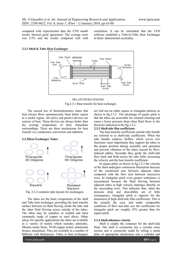 Heat Transfer & Periodic Flow Analysis of Heat Exchanger by CFD with Nano Fluids | PDF