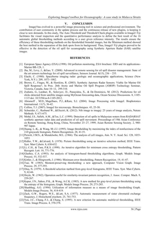 Exploring ImageJ toolbox for Oceanography: A case study in Malacca Straits | PDF | Photo Editing ...