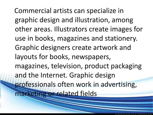 G6 ARTS Q1 WEEK 1 COMMERCIAL ARTS.pptx RGRADE 6 | PPTX | Design | Fine Art