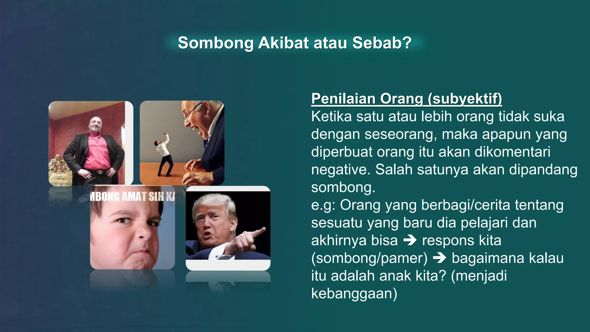 Kesombongan atau Penyangkalan Diri | PPTX